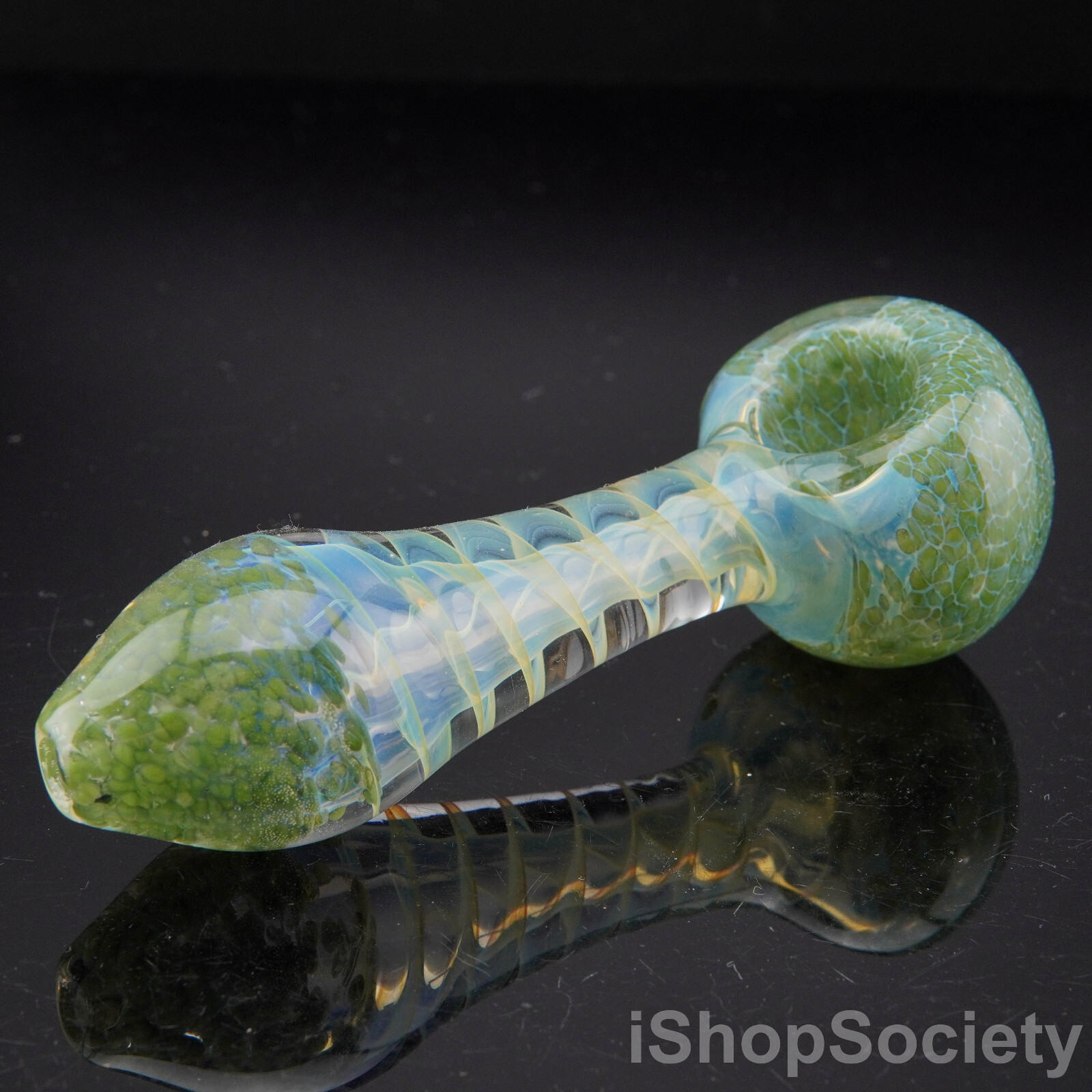 4.5" Tornado Vortex Tobacco Smoking Pipe Thick Collectible Glass Pipes ...