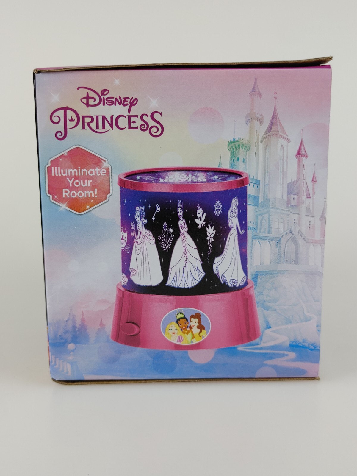 Disney Princess Projection Light Lamp 4.6"x4.1" Pink & Purple Idea ...