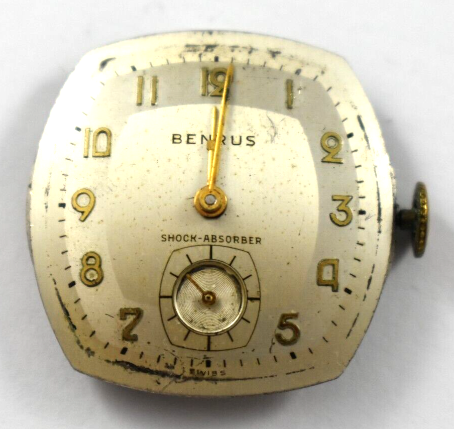 Vintage Benrus Manual Wind 17J Model BB4 Wrist Watch Movement lot.fc | eBay