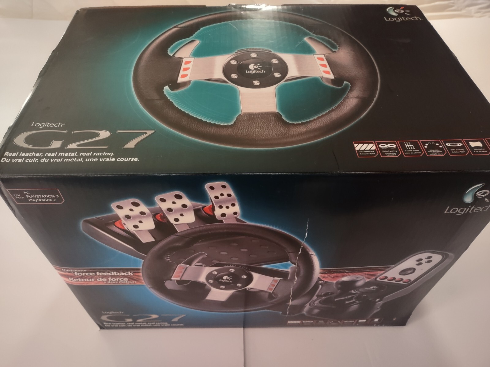 Logitech G27 Racing Wheel - Black for sale online | eBay