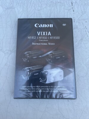 Canon Camcorders Instructional DVD 2014 Video Vixia HF R52 R50 R500 ...