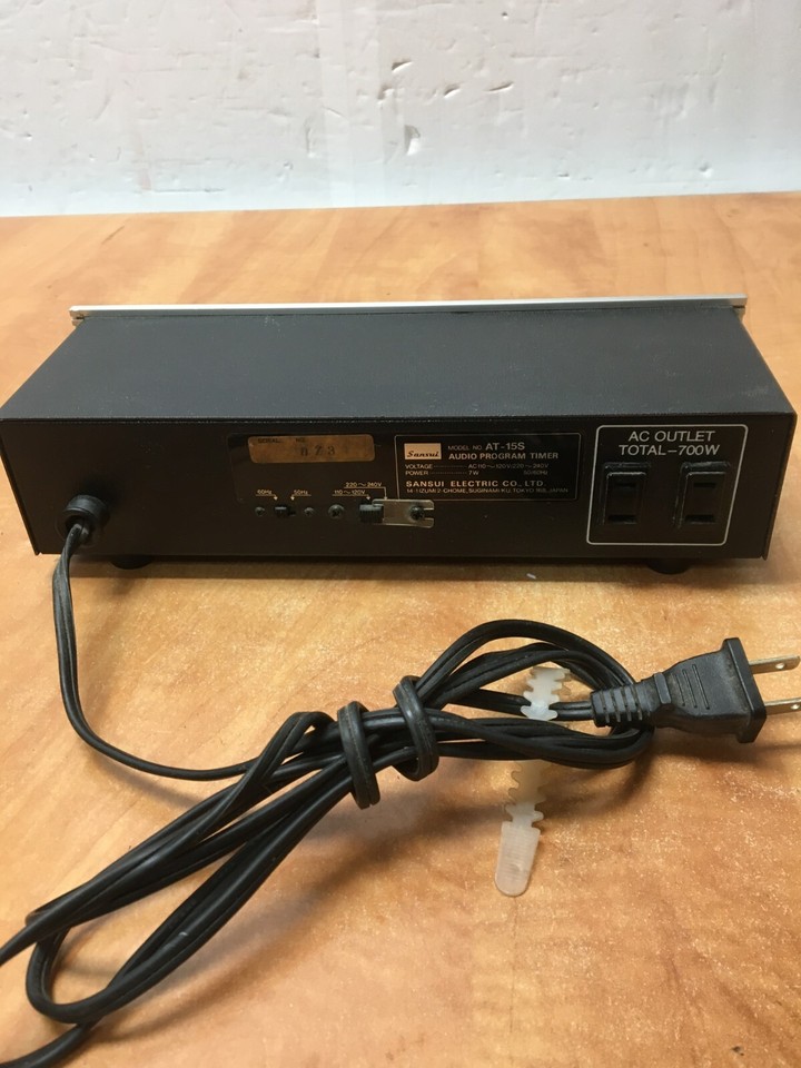Vintage SANSUI AT-15S Digital Audio Stereo System Program Timer | eBay
