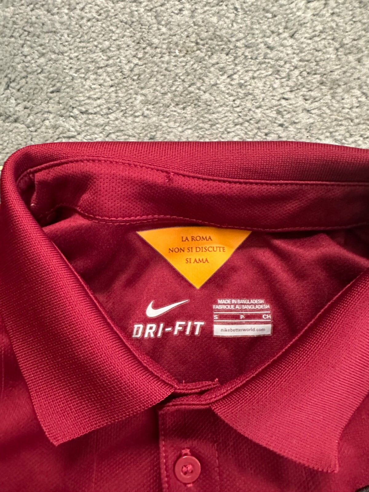 ROMA AS 2014 2015 HOME FOOTBALL SHIRT SOCCER JERSEY sz S #19 VICTOR ...