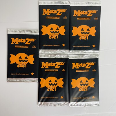 MetaZoo: Cryptid Nation 2021 Halloween Promo 1st Edition - 5 Promo ...