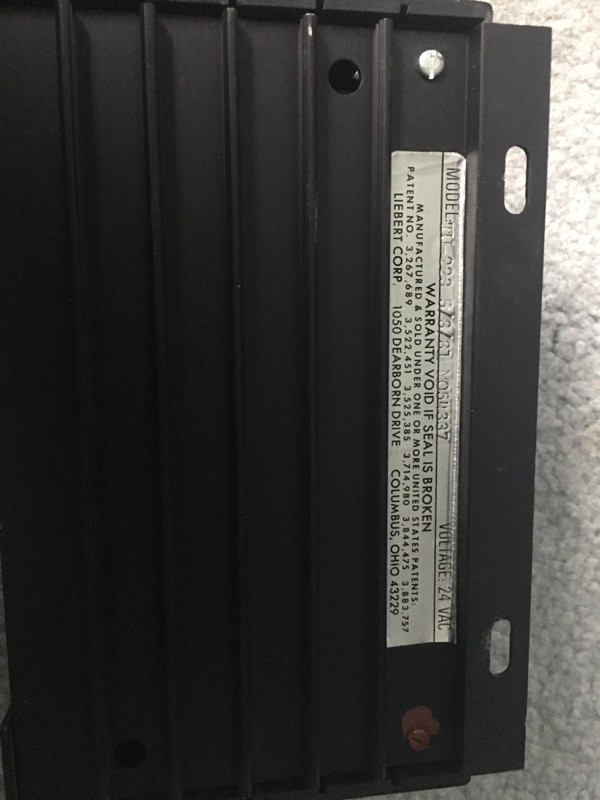 Liebert Temperature Control Panel TU223 24 VAC - FREE SHIPPING | eBay