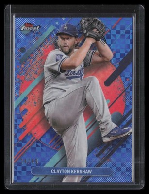 2025 Finest #296 Clayton Kershaw Blue Checkerboard #/49 | eBay