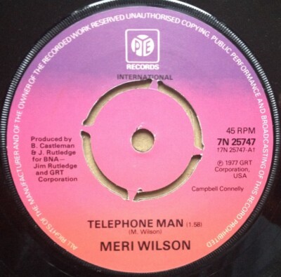 Meri Wilson - Telephone Man (7", Single, Pus) | eBay