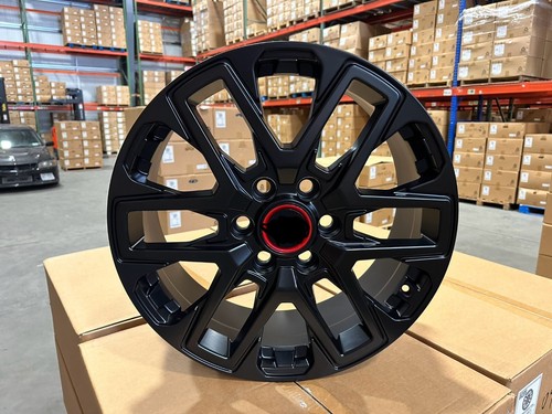 18x7.5+60 Gloss Black Off Road Style1 Rims Wheels Fits 2023 Tundra 6 ...