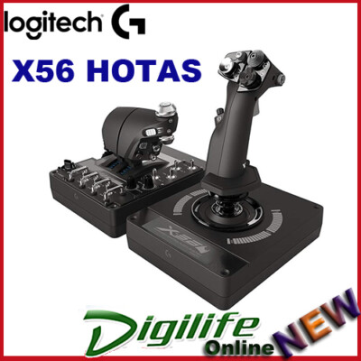 Logitech G Pro X56 HOTAS RGB Throttle and Stick Simulation Controller ...