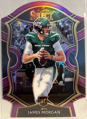 James Morgan 2021 Panini Select Purple Die-Cut Rookie Card #84 New York ...