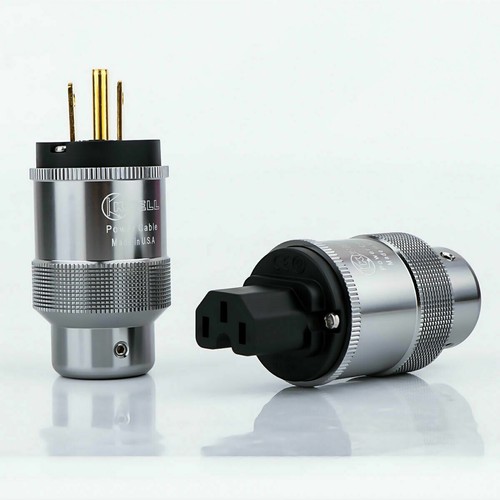 Gold Plated EU/US SCHUKO AC Power Plug IEC Connector for HIFI Power ...