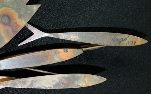 56" School of Fish brutalist metal wall sculpture signed C. Jere 1979 ...