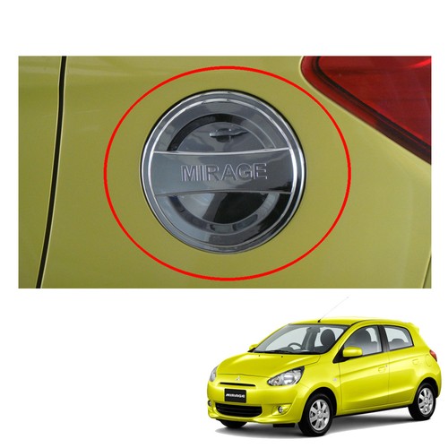 2012 - 2015 Tank Fuel Cap Cover Chrome Trim 1Pc On Mitsubishi Mirage ...