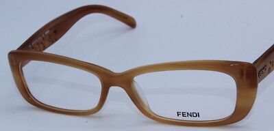 NEW AUTHENTIC FENDI F855 250 BROWN OPTICAL FRAME 52-15-135 WOMEN'S ...