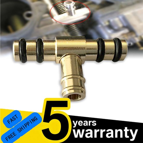 for Mikuni Carburetor T Piece Hose Connector 3 Way Brass Pipe Fuel Air ...