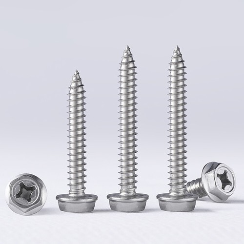 M3 M4 M5 M6 Flange Hex Head Phillips Bolt Self Tapping Screws Stainless ...