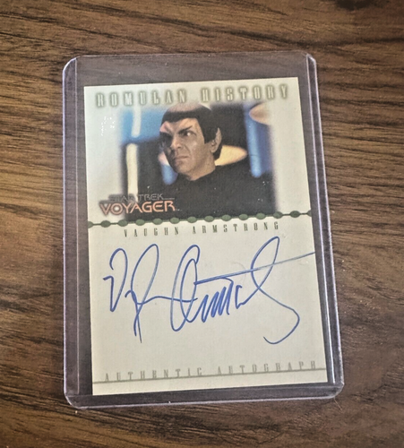 Star Trek Voyager Vaughn Armstrong RA10 Autograph Card as Telek R'Mor ...