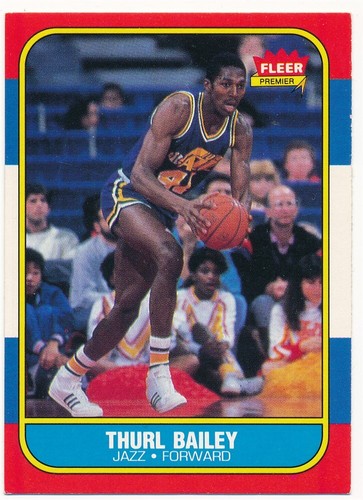 THURL BAILEY 1986 FLEER PREMIER #6 UTAH JAZZ MINT | eBay