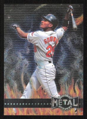 1996 Metal Universe CURTIS GOODWIN card #148 CINCINNATI REDS Baseball ...