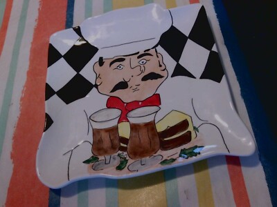 Chef Plate 7 1/2" See Pics | eBay