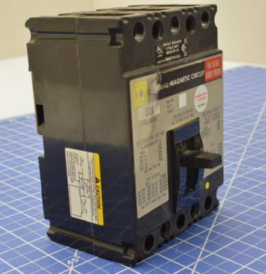 FAL36050 / THERMAL-MAGNETIC CIRCUIT BREAKER, 50A, 3 POLE / SQUARE D | eBay