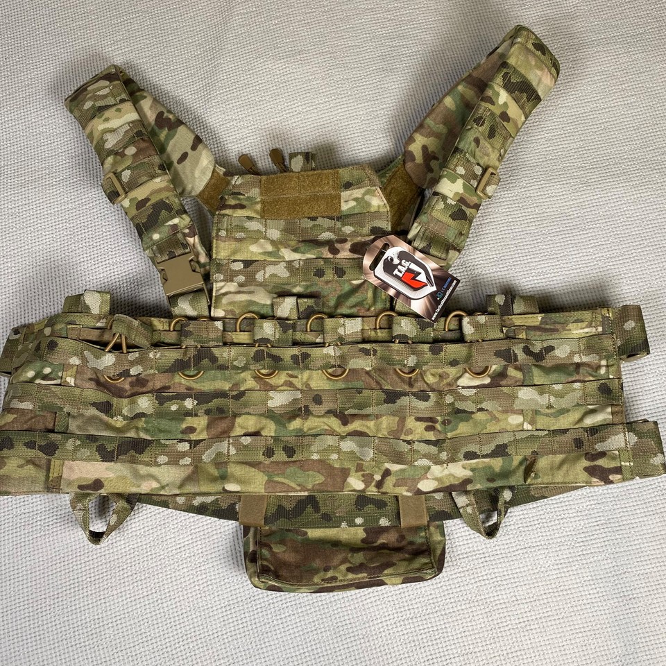 TAG Gladiator Chest Rig Multicam w/ Back Panel - Tactical Assault Gear ...