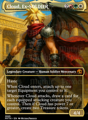 Cloud, Ex-SOLDIER Kingdom Hearts Style High Quality Altered Art Custom ...