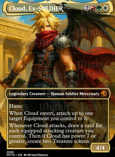 Cloud, Ex-SOLDIER Kingdom Hearts Style High Quality Altered Art Custom ...