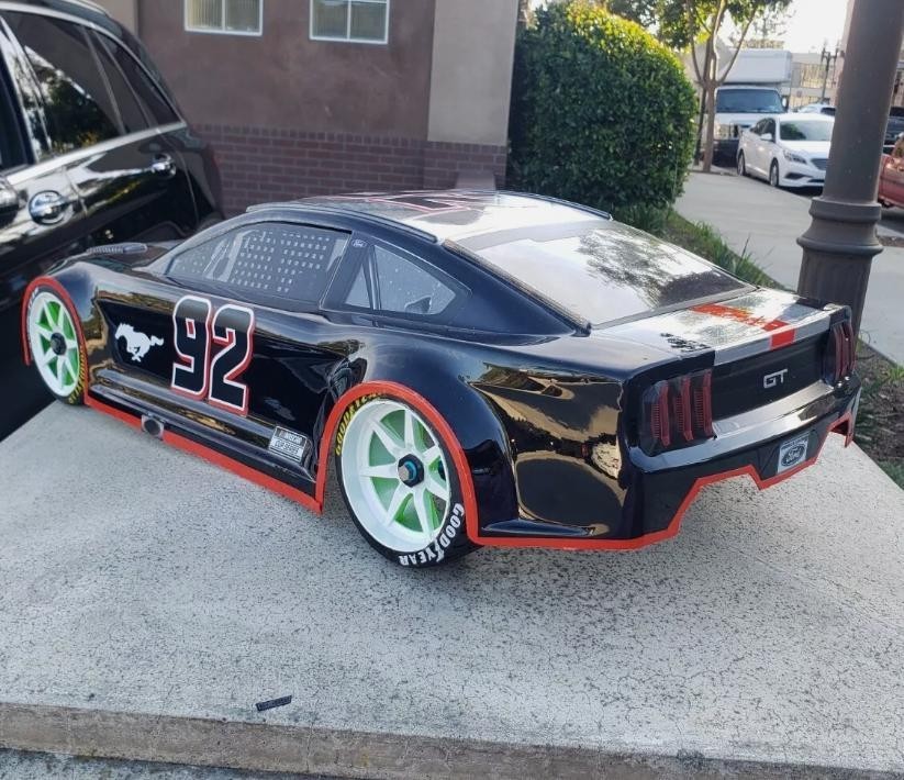 1/7 Custom Paint Mustang X01 Hobao Infraction Felony Limitless Body ...