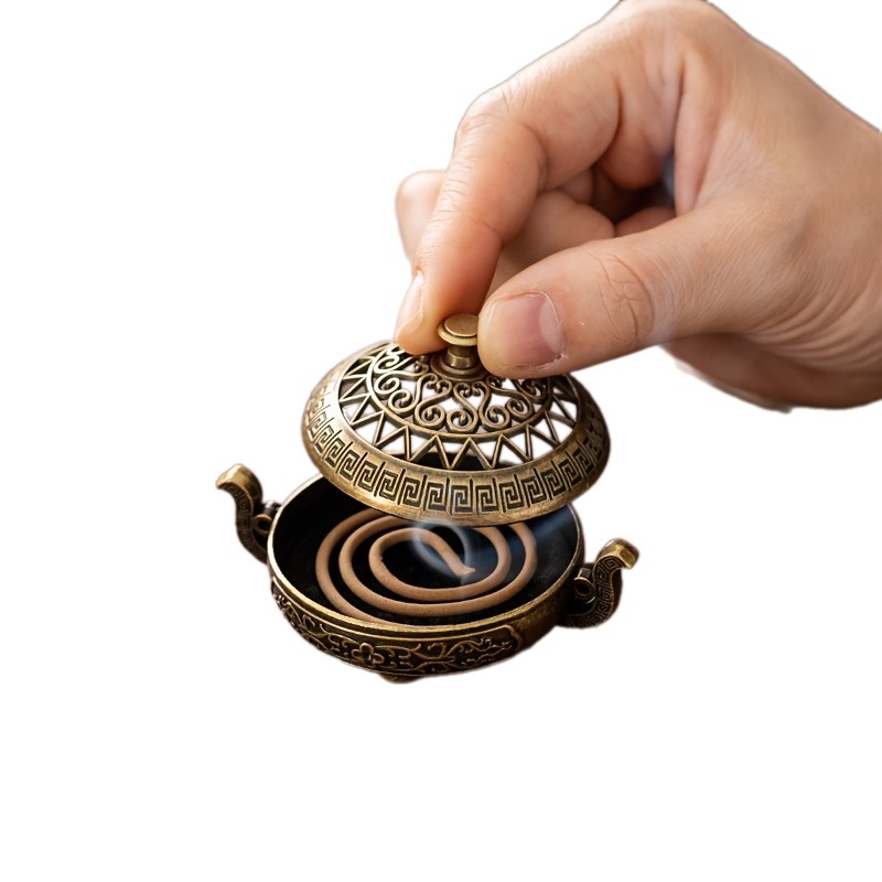 Nepalese-style-brass--metal-aromatherapy-holder-unscented-for-yoga ...