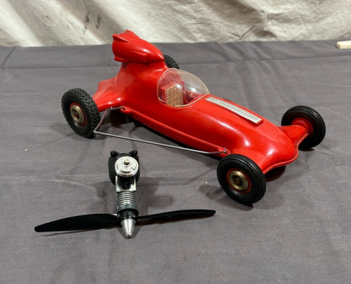 Vintage COX Thimble Drome Prop Rod #5 Gas Powered Tether Car +Fresh ...