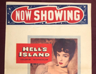 HELL'S ISLAND WINDOW CARD MOVIE POSTER 1955 JOHN PAYNE MARY MURPHY | eBay