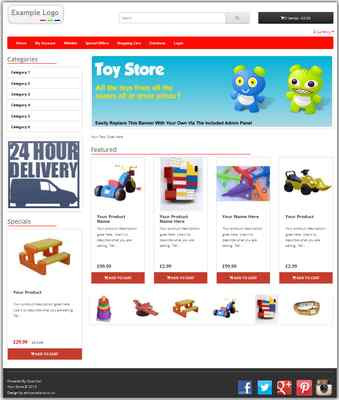 eCommerce Website Design Shopping Cart with 12 months Hosting & Support ...