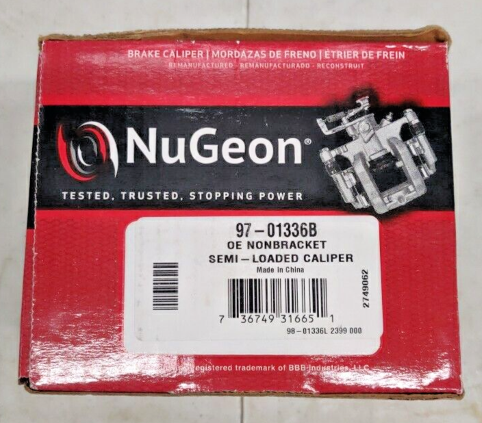 NuGeon Brake Caliper 97-01336B for 2006-07 Subaru Impreza (Rear Left ...