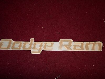 NEW 1982 1983 1984 1985 1986 DODGE RAM TAILGATE LETTERING DECAL SET 21 ...