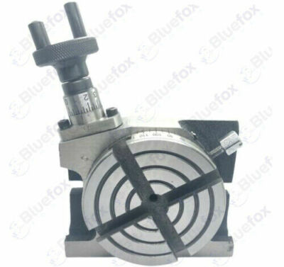 Mini Rotary Table 3" 80mm Horizontal Vertical Model Milling Machine 4 ...