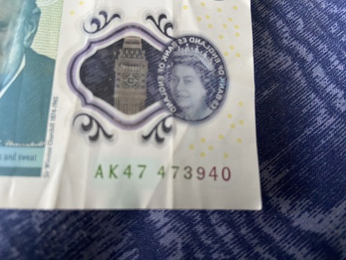 Ultra Rare AK47 £5 Note - Serial Number Starting AK47 473940 | eBay