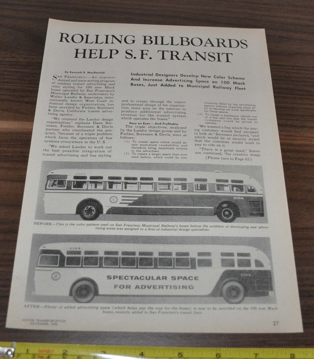 San Francisco Muni Mack Buses The Mack C 49 DT's Of Surface