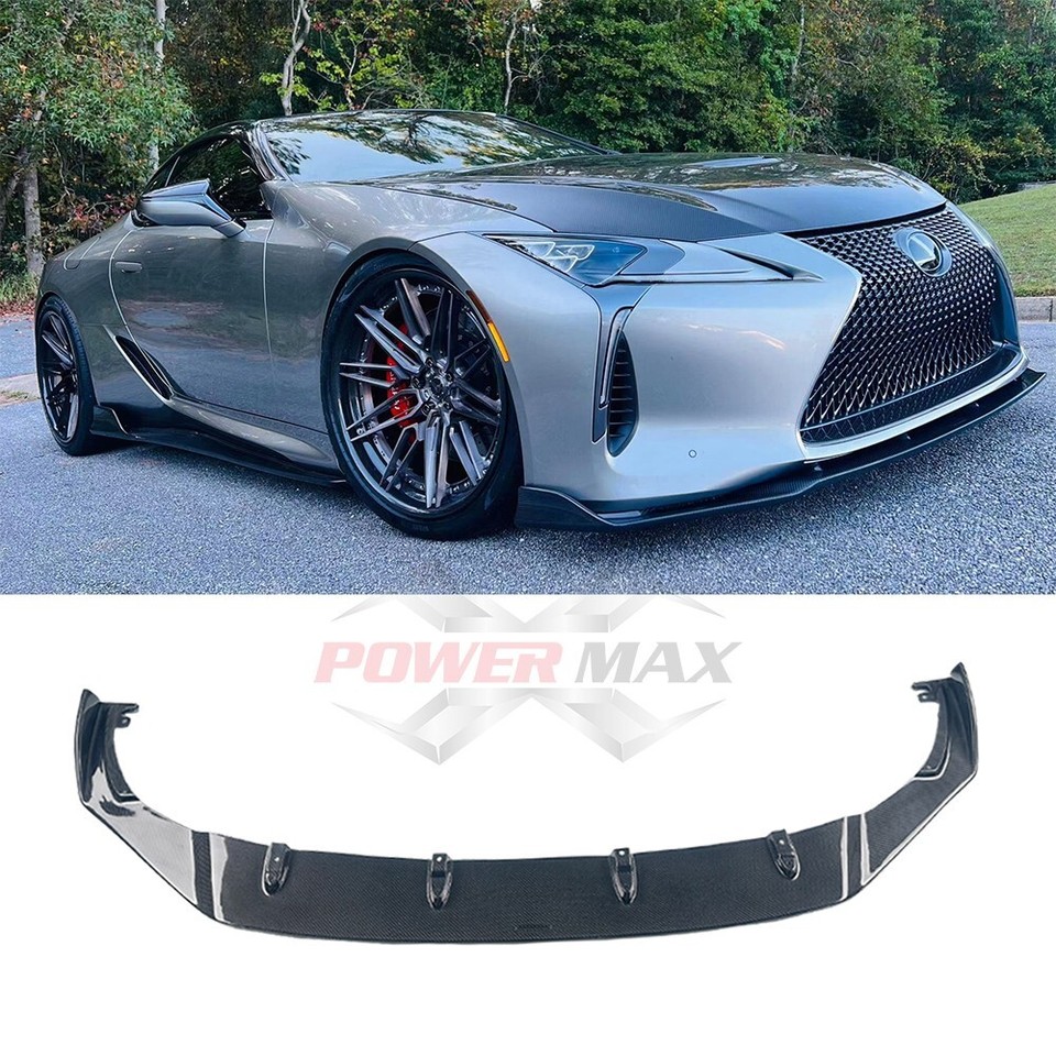 Fit For Lexus LC500 LC500h Body Kit Front Lip Real Carbon Fiber Front ...