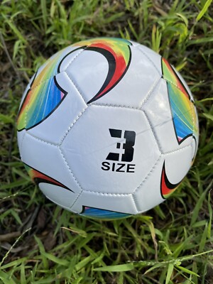 Soccer Ball- Size 3 Training Football Outdoor Playing Practice Sport ...