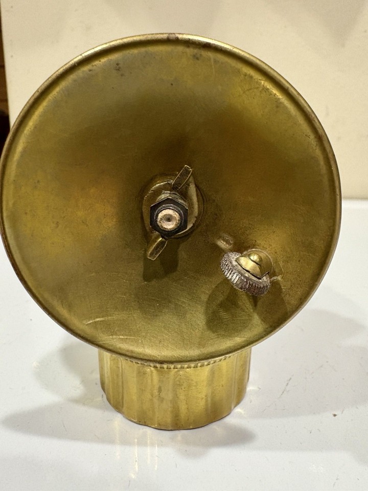 Guys Dropper 6 Date Miners Carbide Lamp. Lg. Brass Reflector And Early ...