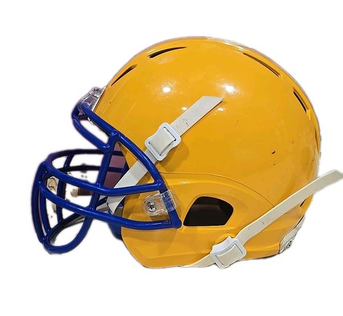 Xenith Epic+ Youth Football Helmet w/Blue Facemask Yellow Medium 2017 ...