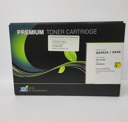 For HP 4730 Yellow Laserjet Replacement Toner Cartridge, Q6462A / 644A ...