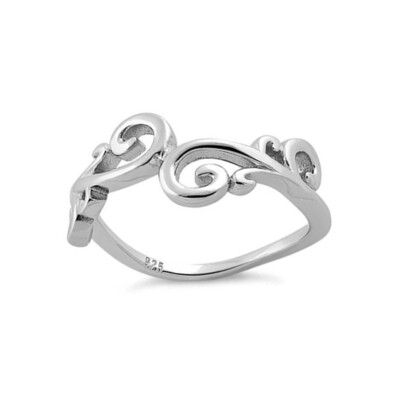 925 Sterling Silver Connecting Vines Ring Ideal for Thanksgiving | eBay