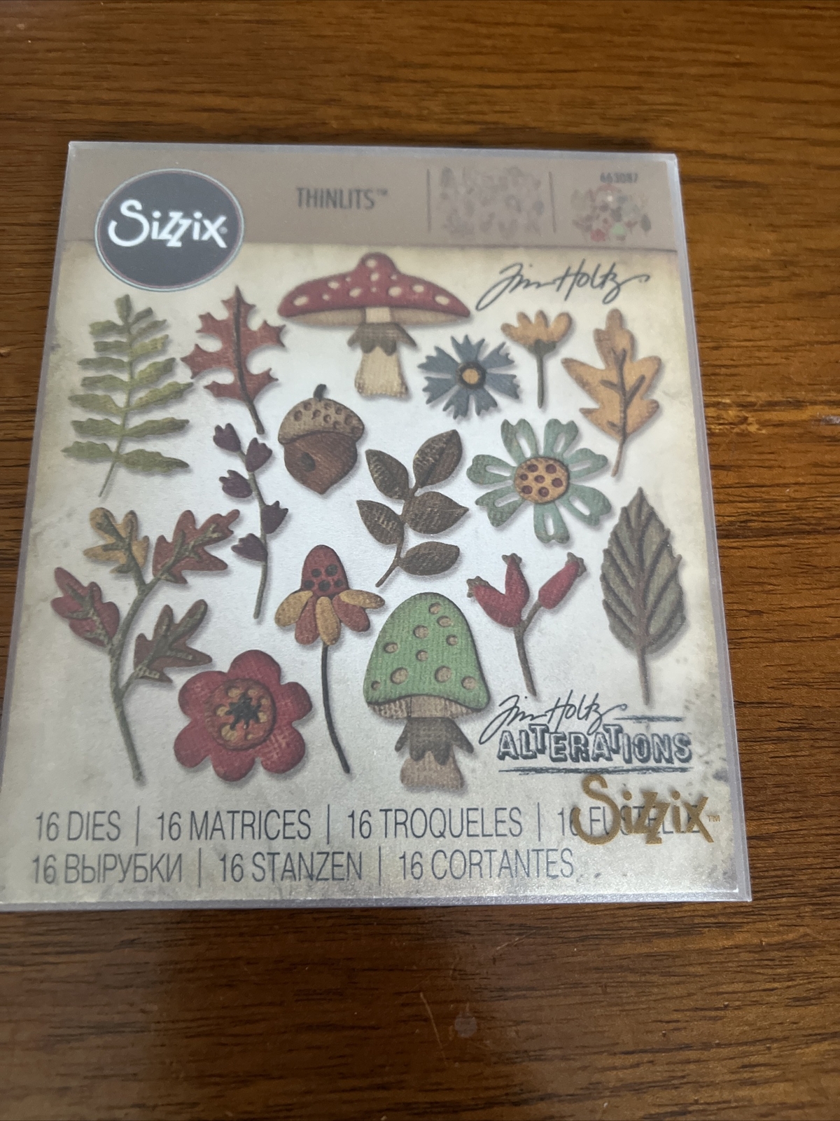 Sizzix Funky Foliage Thinlits Dies 16pk by Tim Holtz - 663087 for sale online | eBay