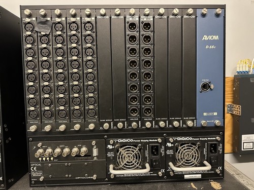 DiGiCo DiGiRack – 39 In / 16 Out / Aviom D-16c – D-Series – One Bad ...