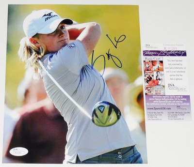 STACY LEWIS AUTOGRAPHED 8X10 COLOR PHOTO (LPGA) - JSA COA! | eBay
