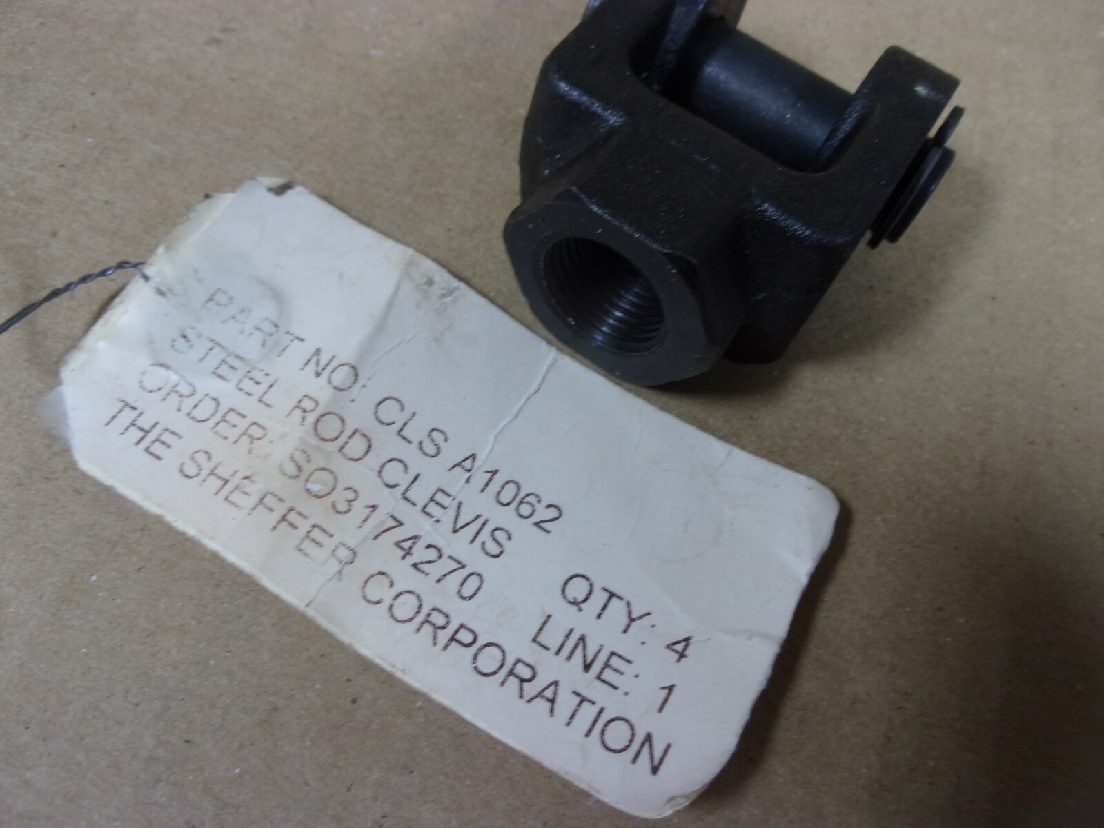 Sheffer Cls A1062 Rod Ram Clevis End Threaded Air Cylinder Hydraulic ...