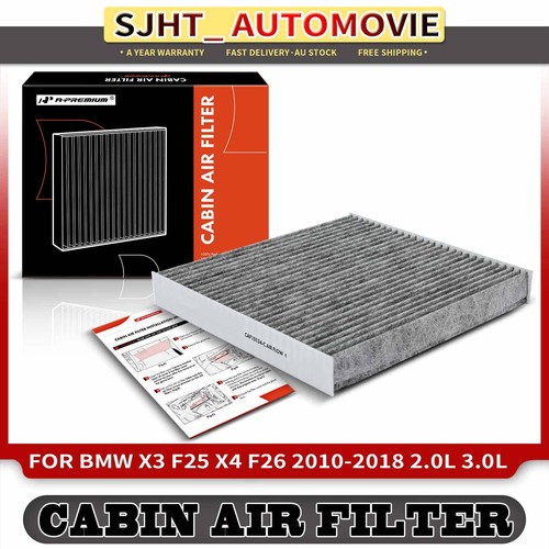 1x Pollen Cabin Air Filter for BMW F25 X3 F26 X4 2.0L B47 3.0L N55 2010 ...