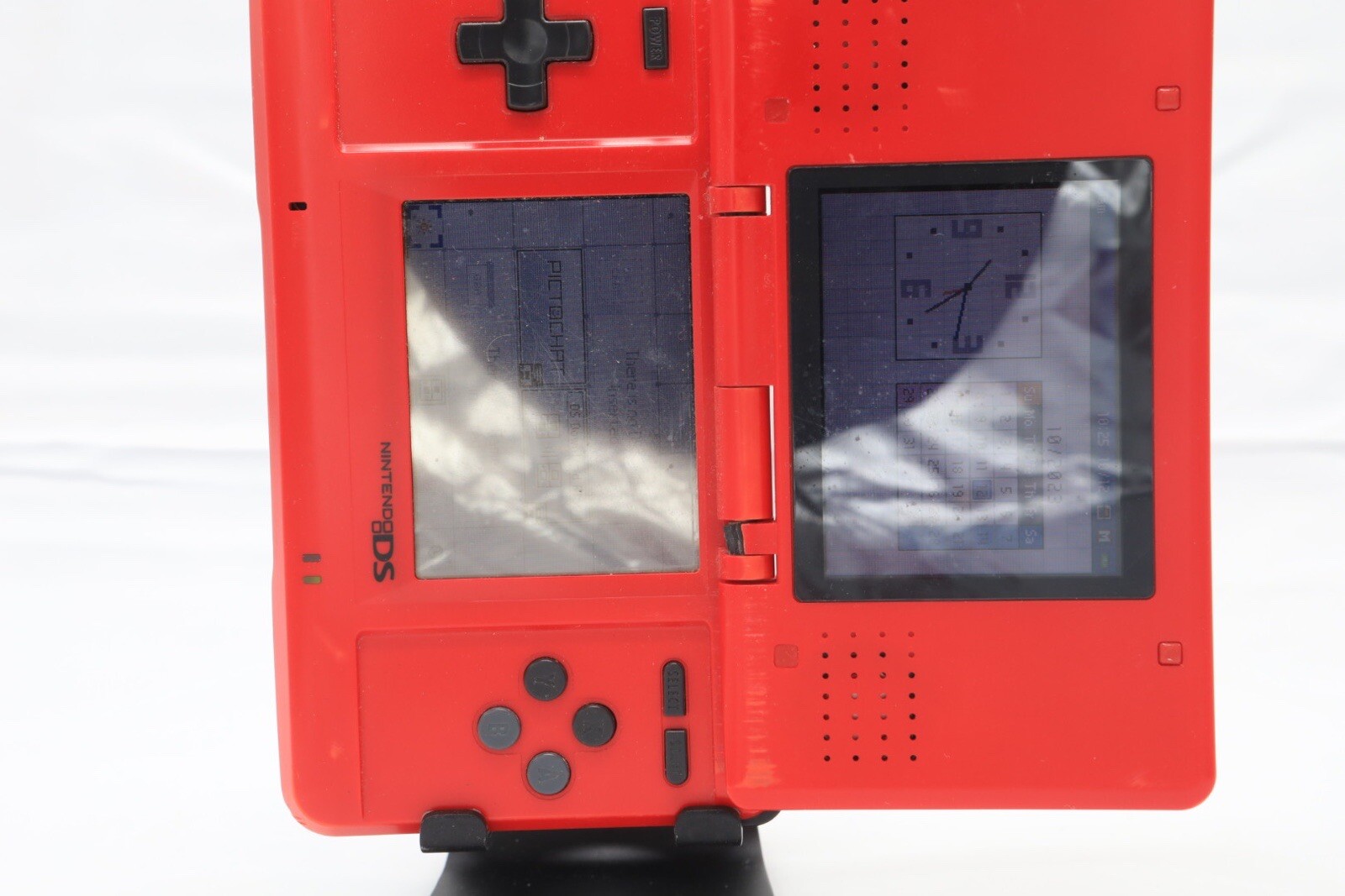 Nintendo DS console Red 2004 First generation WORKING BUT DAMAGED SEE ...